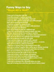 21 Other Ways to Say "Hope All is Well": Sound More Genuine